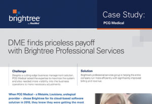 DME finds priceless payoff with professional services
